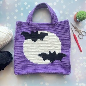 Crochet Bat Mini Bag Pattern, Crochet Bag Pattern, Crochet Bat Pattern ...