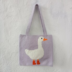 Crochet Bag Pattern, Crochet Tote Bag Pattern, Crochet Goose Pattern ...