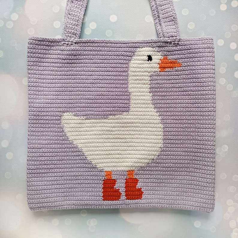 Crochet Bag Pattern Crochet Tote Bag Pattern Crochet Goose - Etsy