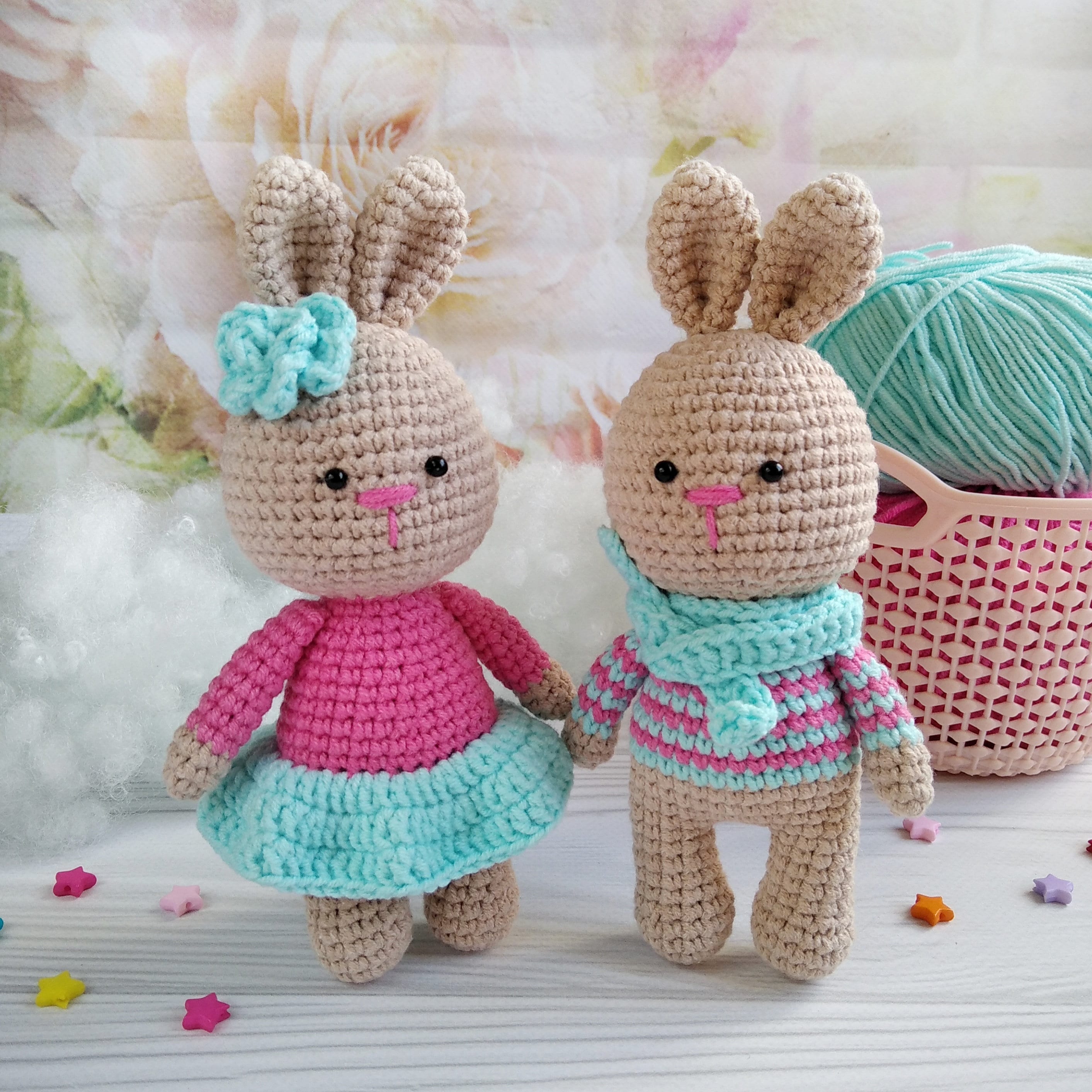 Bunny Crochet Pattern Crochet Doll Diy Crochet Animal | Etsy