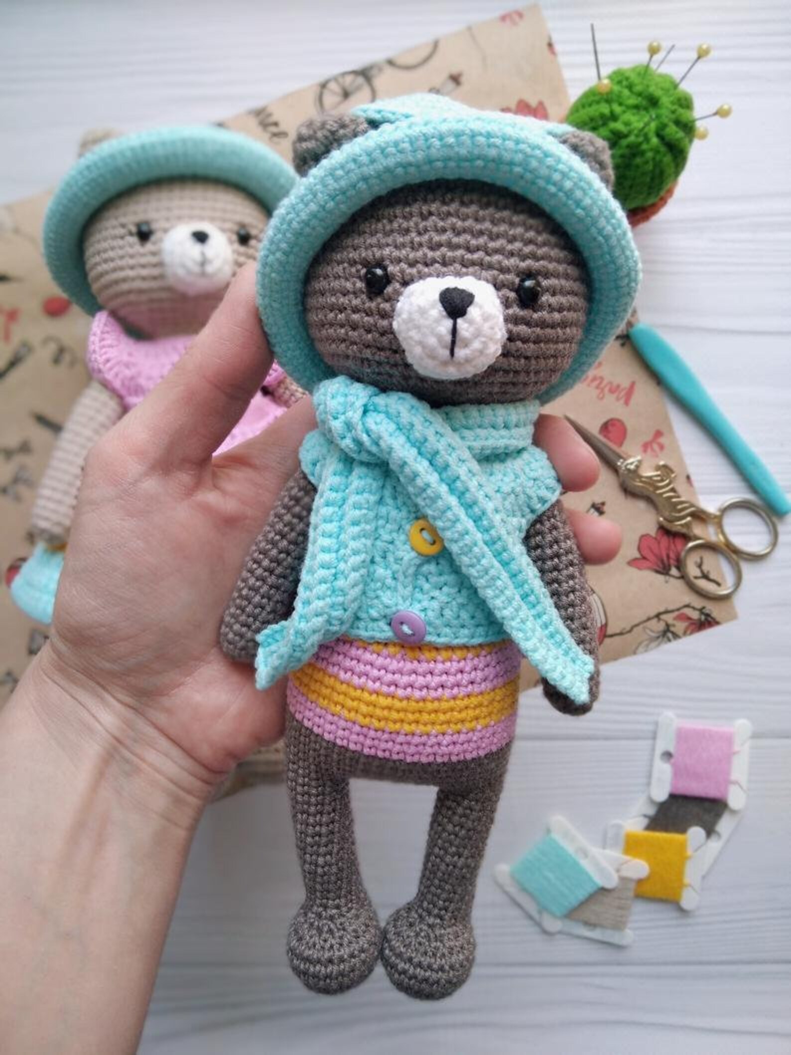 PATTERN PDF Bear Pattern Crochet Bear Pattern Amigurumi | Etsy