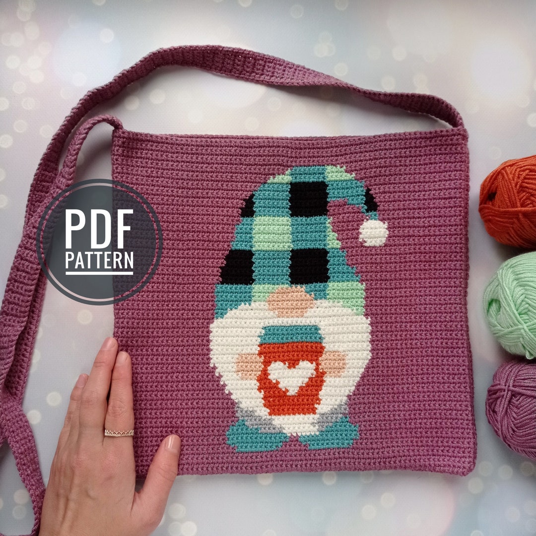Crochet Bag Pattern Crochet Tote Bag Pattern Crochet Purse - Etsy