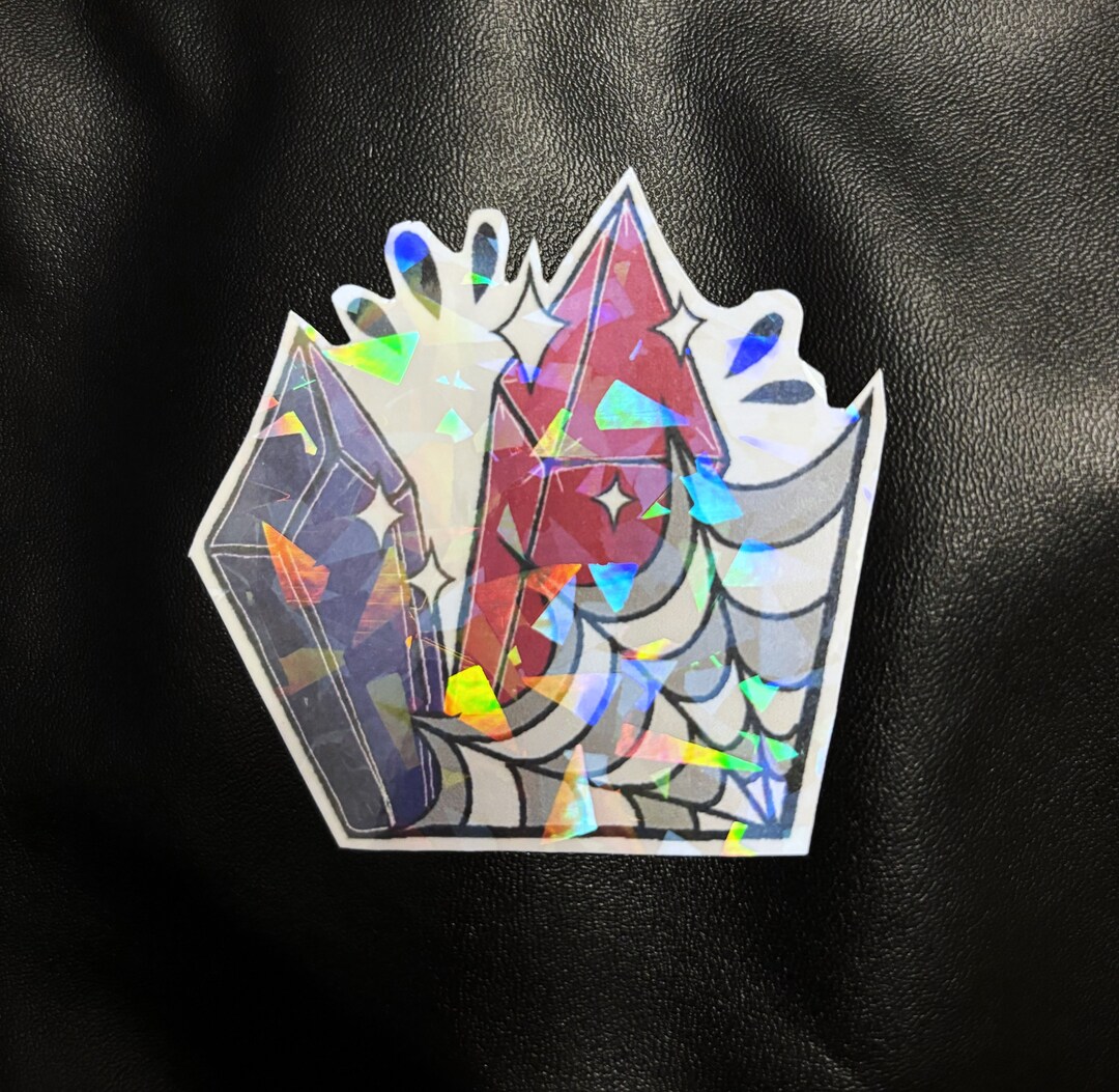 Webbed Gems Sticker - Etsy