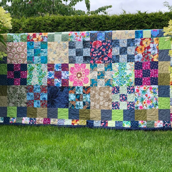 Patchwork Quilt - Etsy