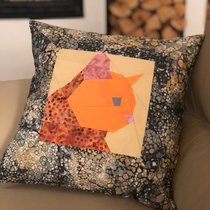 Paper Pieced Cat - Etsy