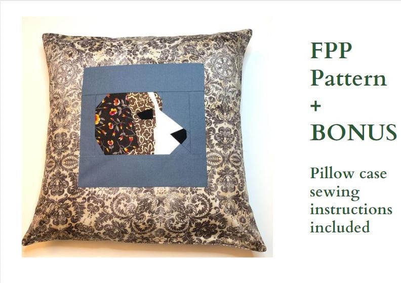 FPP Beagle Foundation Paper Piecing Pattern Digital Download Includes ...