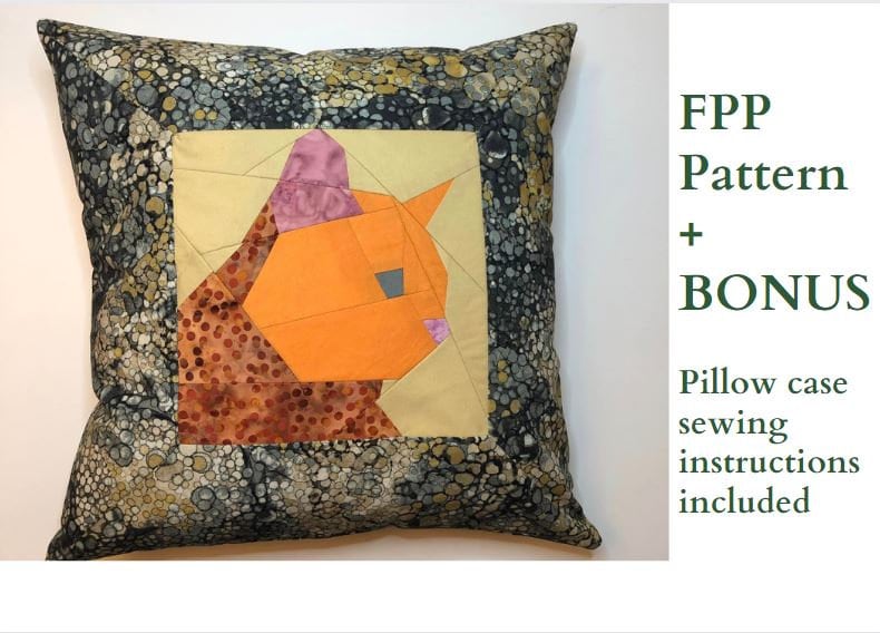 FPP Cat Head Pillow Pattern: Beginner Sewing (digital Download) - Etsy