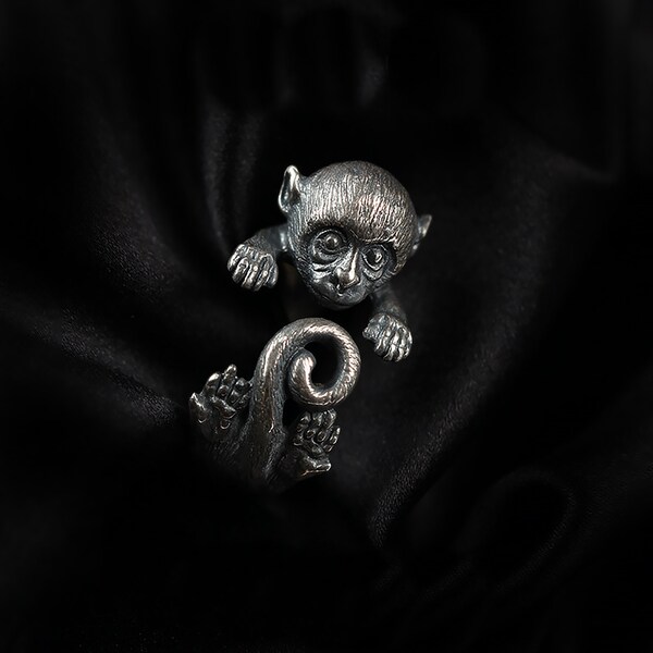 Monkey Ring - Etsy