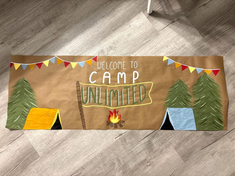 Custom Brown Paper Banner - Etsy