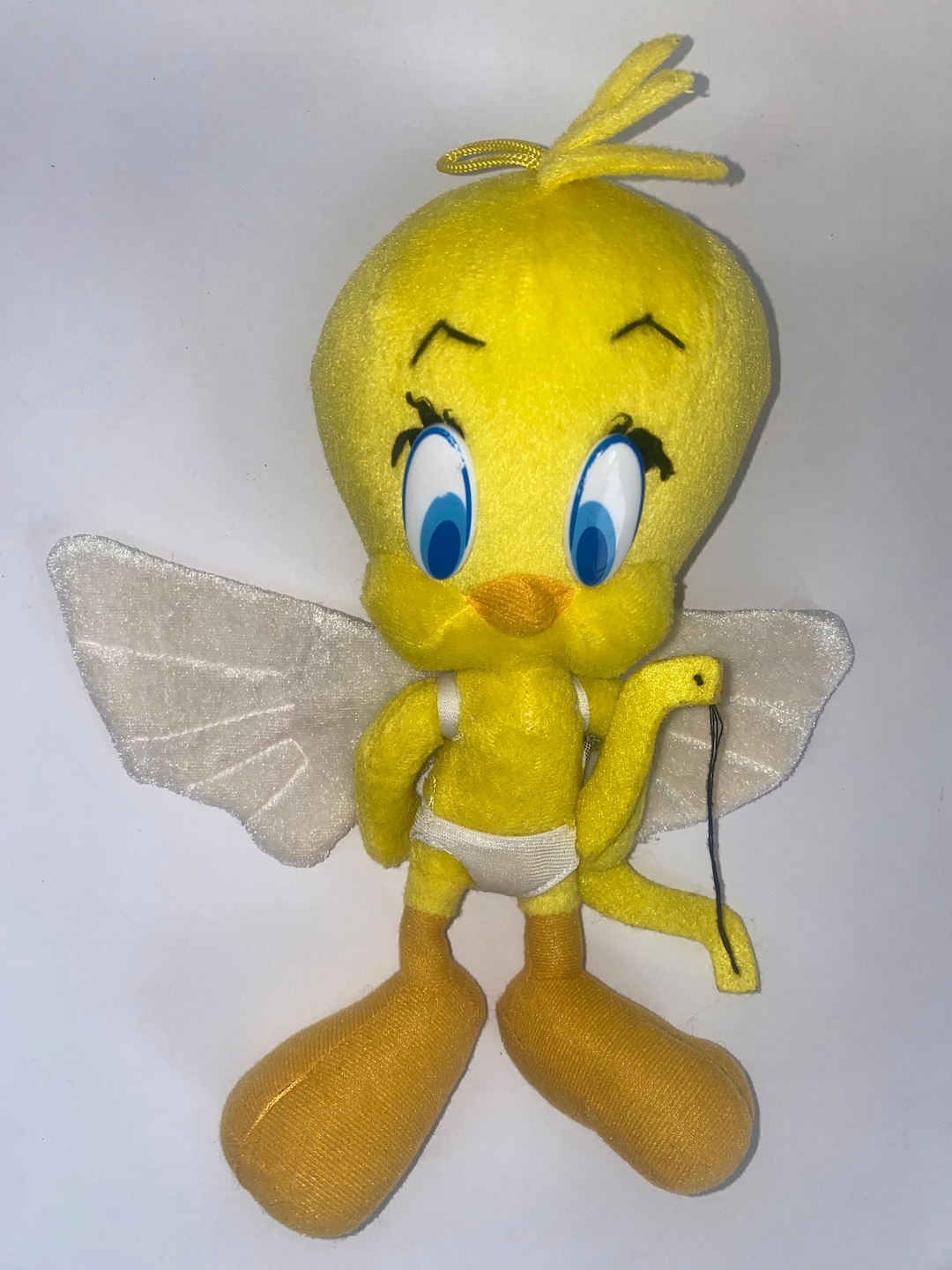 Looney Tunes Stuffed Tweety Plush Toy, Vintage Cupid Tweety Plushie ...