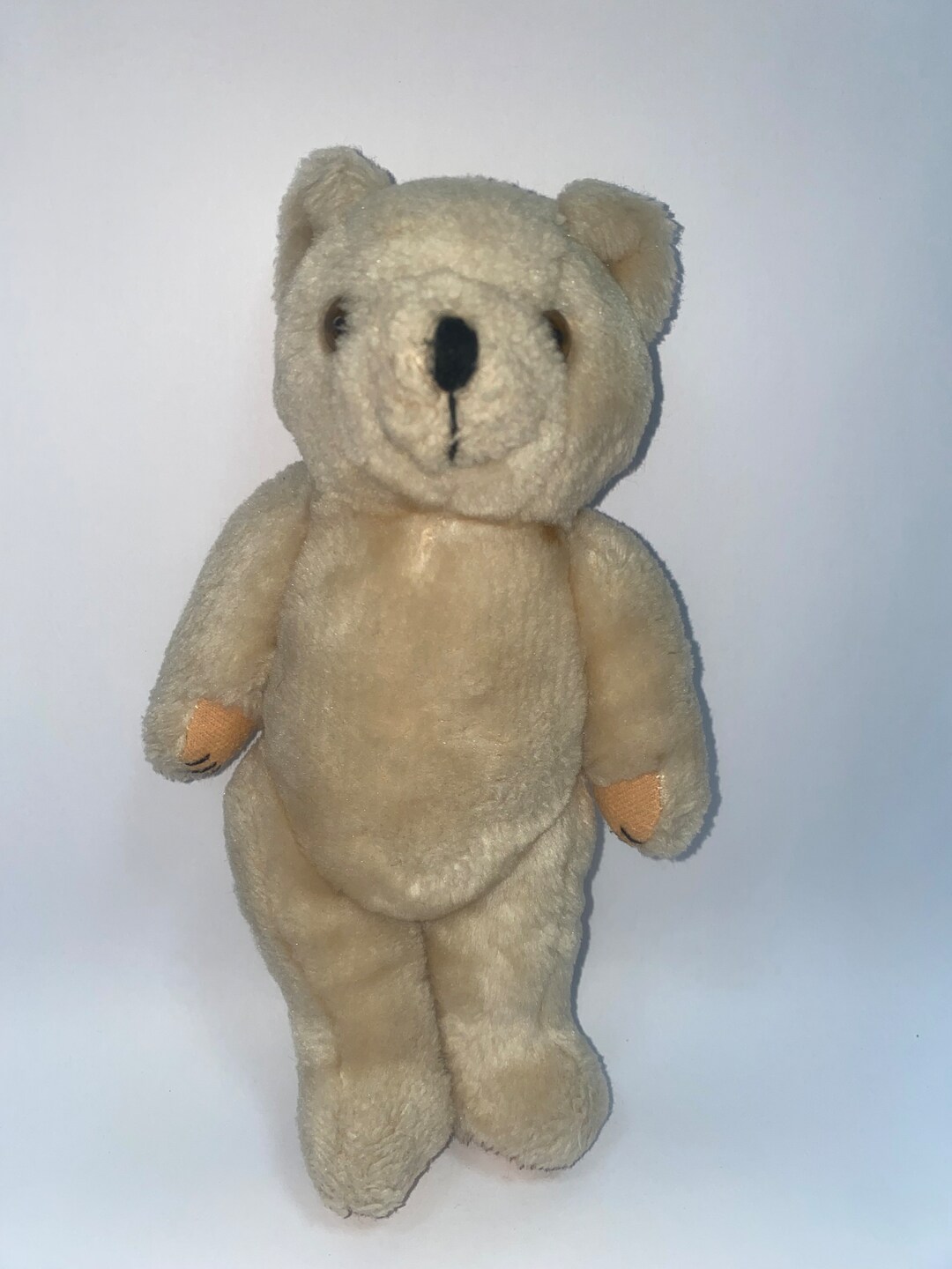 Vintage Plush Stuffed Teddy Bear, 80s Plush Bear Collectible Toy - Etsy