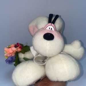 Vintage 90's Diddlina Diddl Mouse Bride Thomas Goletz Plush Toy 12 - Etsy