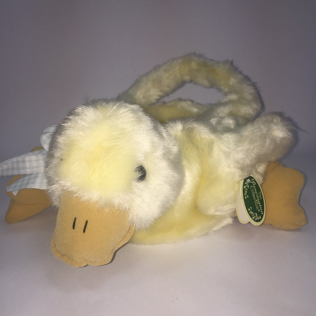 Bearington Collection Quack Basket 452100 Plush Duck Easter Basket - Etsy