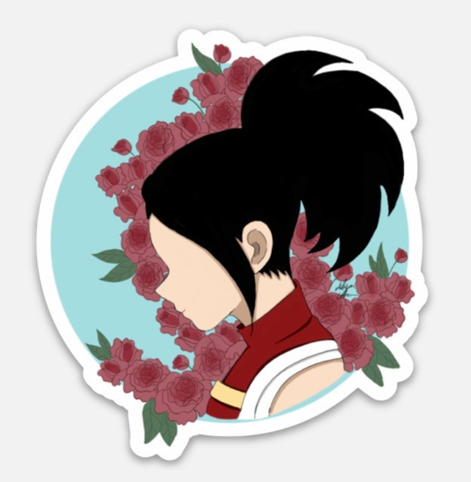 Yaoyorozu Momo sticker My Hero Academia Sticker for laptop | Etsy