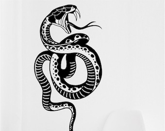 Snake Removable Decal - Etsy