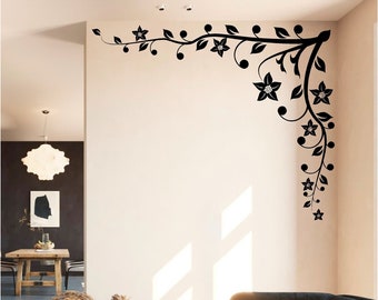 Corner Wall Decal | Etsy UK