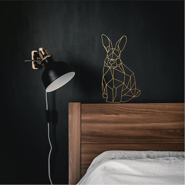 Geometric Rabbit - Etsy