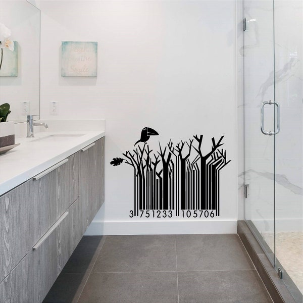 Barcode Vinyl Decal - Etsy
