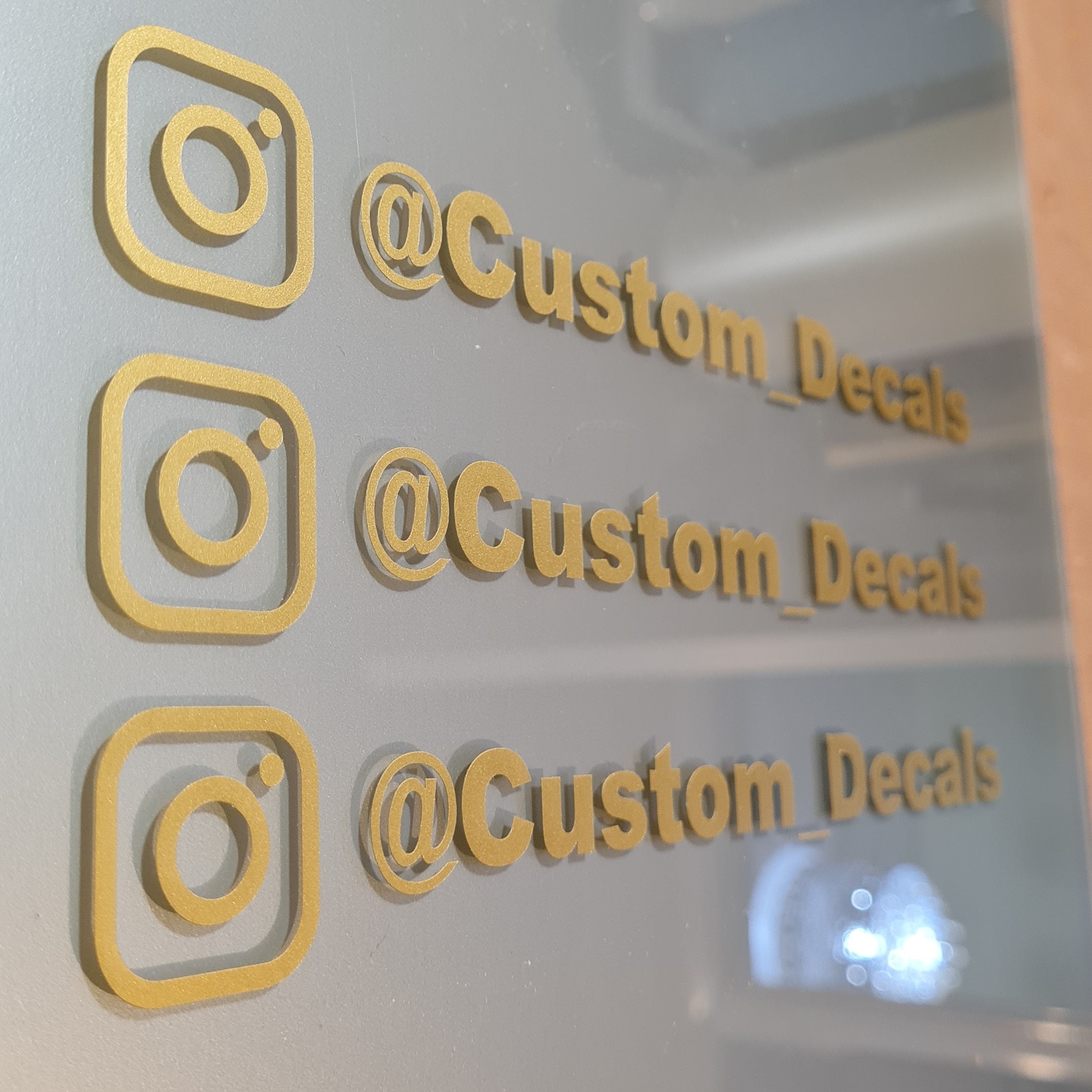 9 X Custom Instagram Decal 1000 Social Media Tags Icons | Etsy