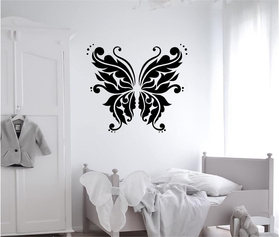 Butterfly Vinyl Wall Art, Decal, Sticker, Transfer, Mural, Removable ...