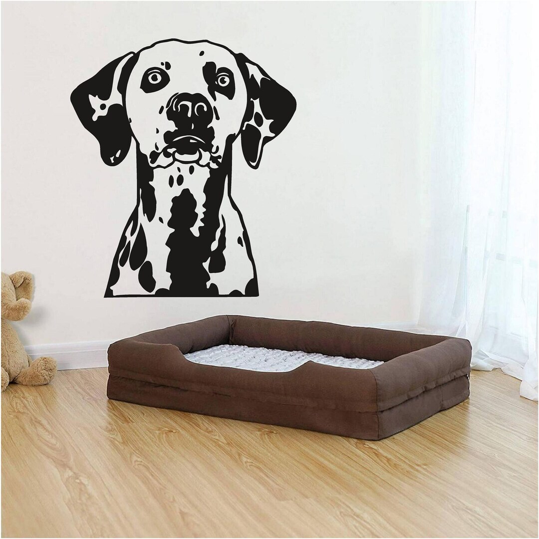Dalmatian Vinyl Wall Art, Decal, Sticker, Transfer, Mural, Removable ...