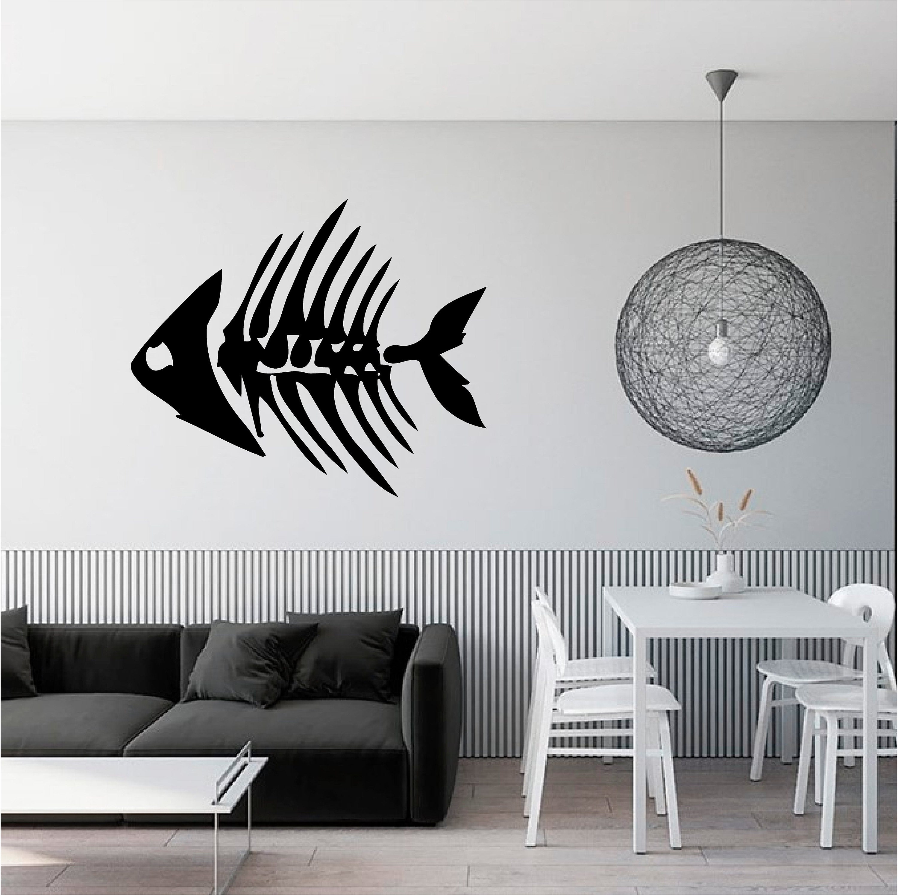 Fish Skeleton Decal
