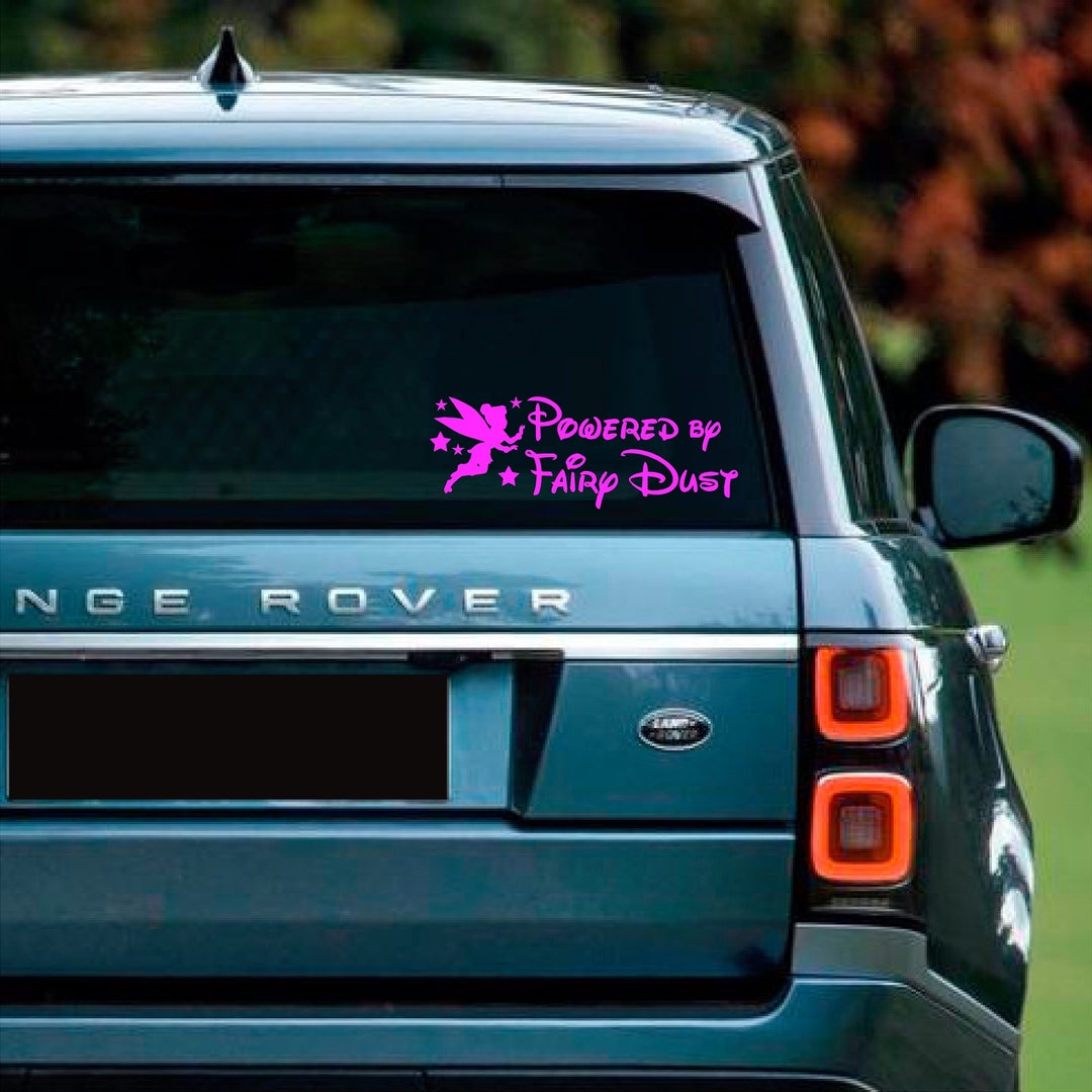 Powered by Fairy Dust Bumper Sticker, Decal, Transfer, Cut Not Printed ...