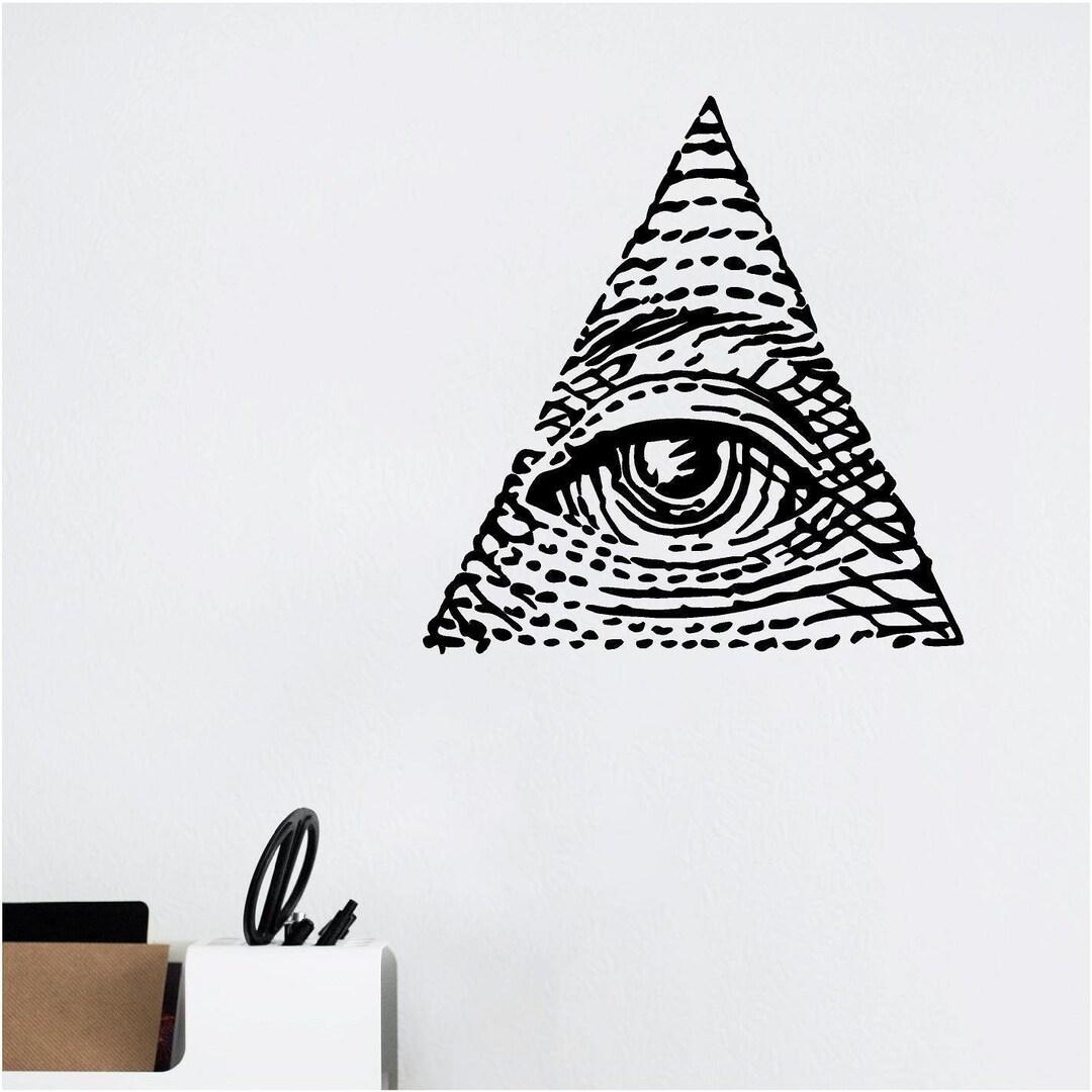 All Seeing Eye Vinyl Wall Art, Decal, Sticker, Transfer, Mural ...