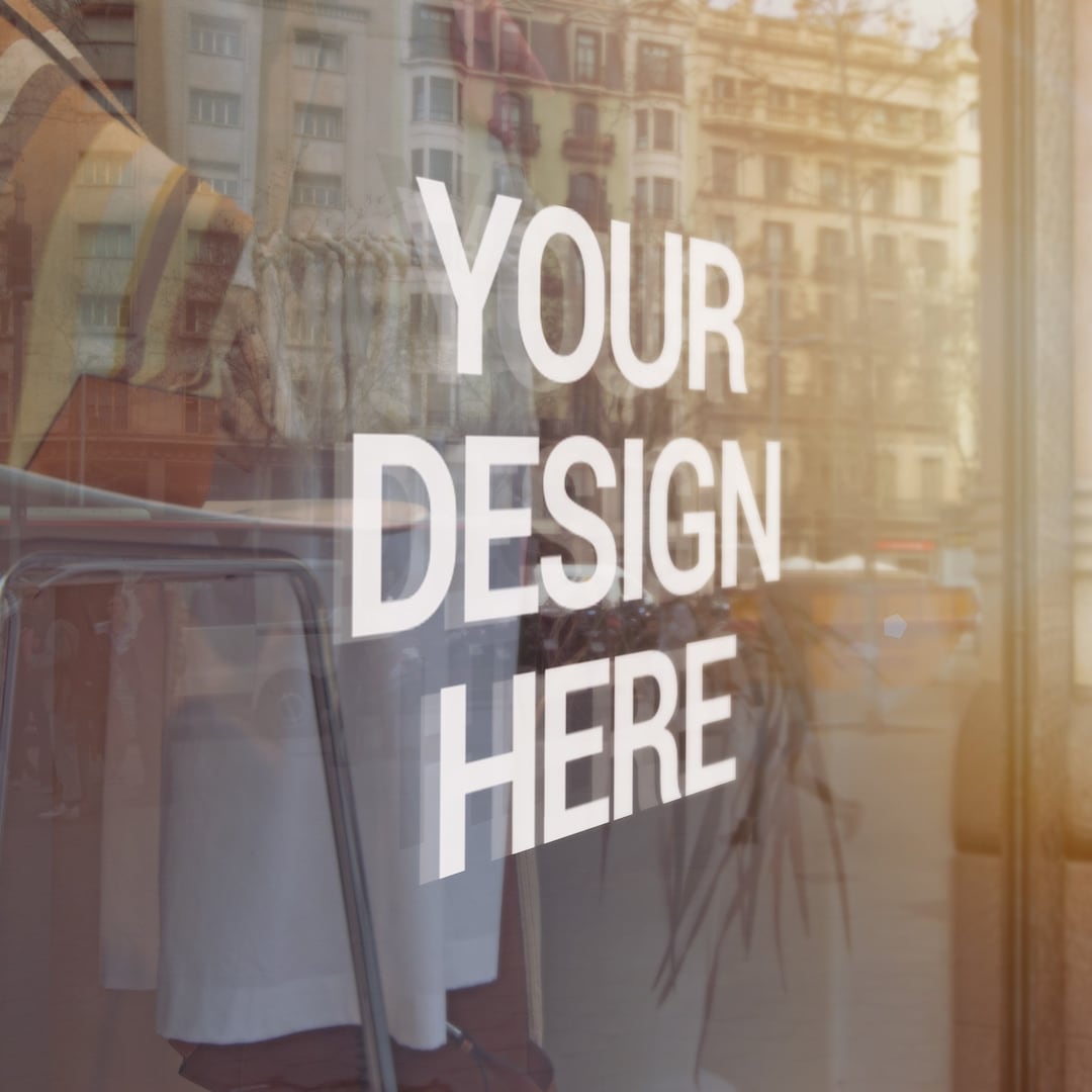 Design Your Own FROSTED GLASS, ETCH Sign, Transfer, Mural, Decal ...