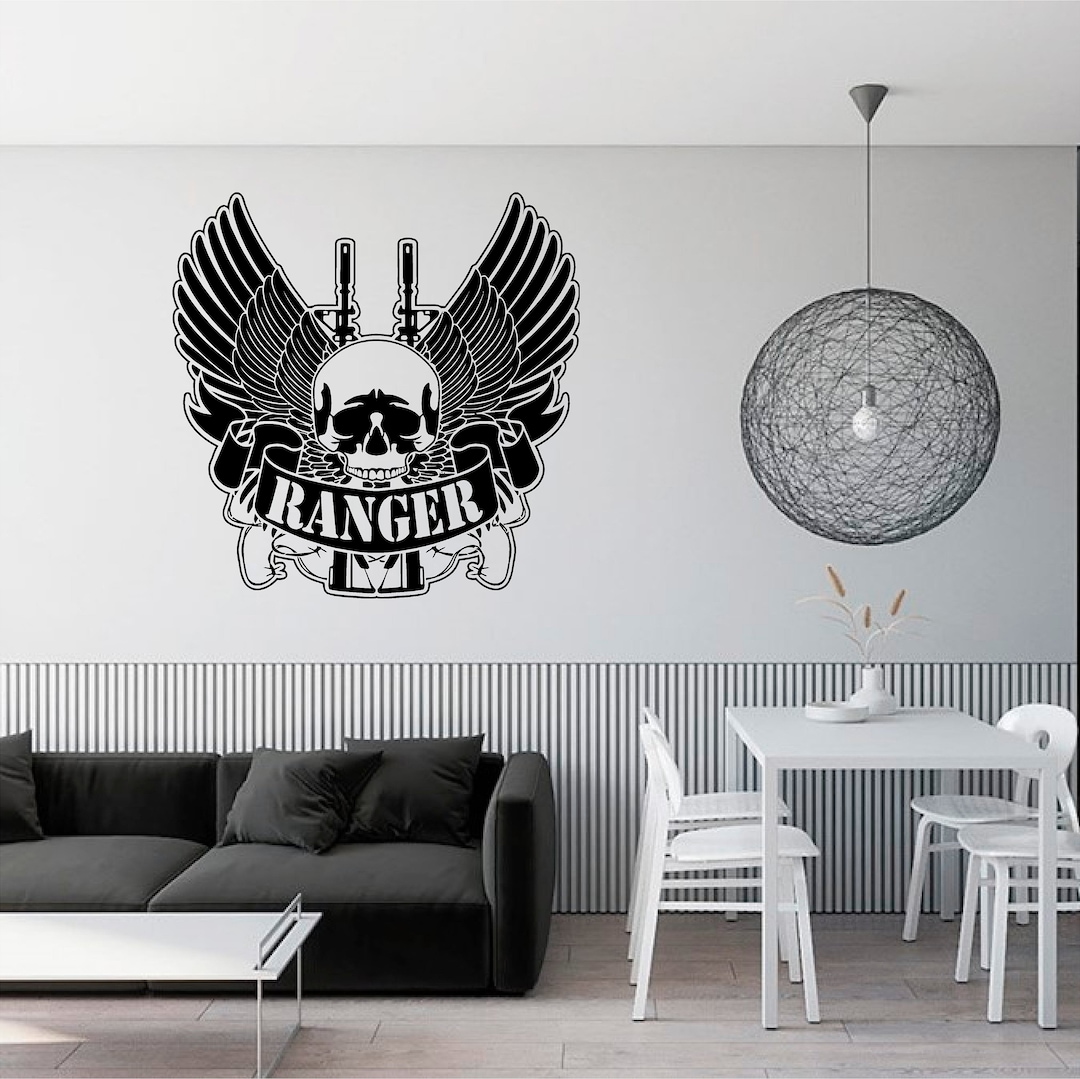 Ranger Crest Vinyl Wall Art, Decal, Sticker, Transfer, Mural, Removable ...