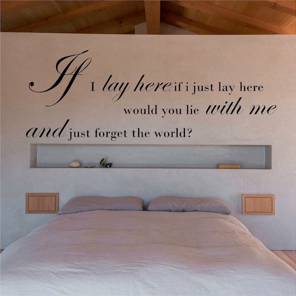 If I Just Lay Here - Etsy