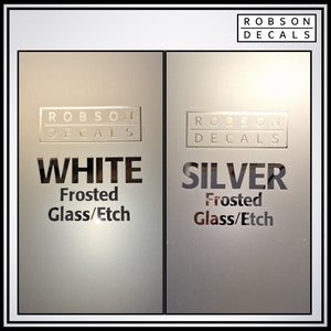 Custom Frosted Glass Decal, Personalized Window Sign, DIY Design - Etsy