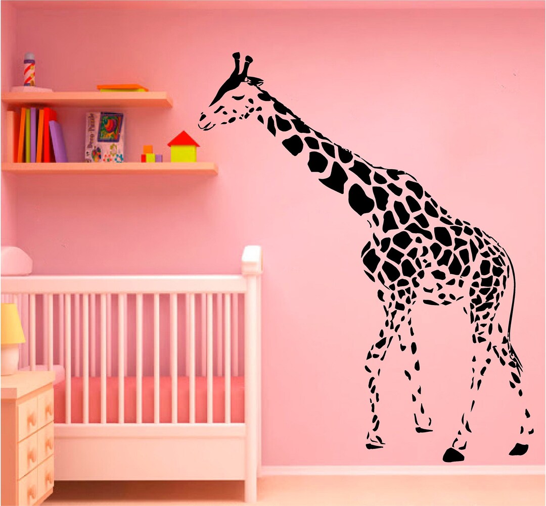 Full Giraffe 0566 Vinyl Wall Art Decal Sticker Transfer - Etsy