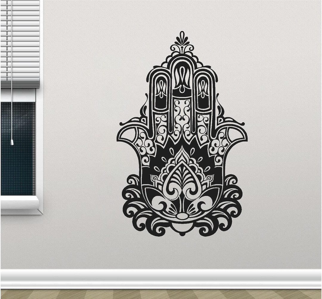 Hamsa Hand 0678 Vinyl Wall Art Decal Sticker Transfer - Etsy