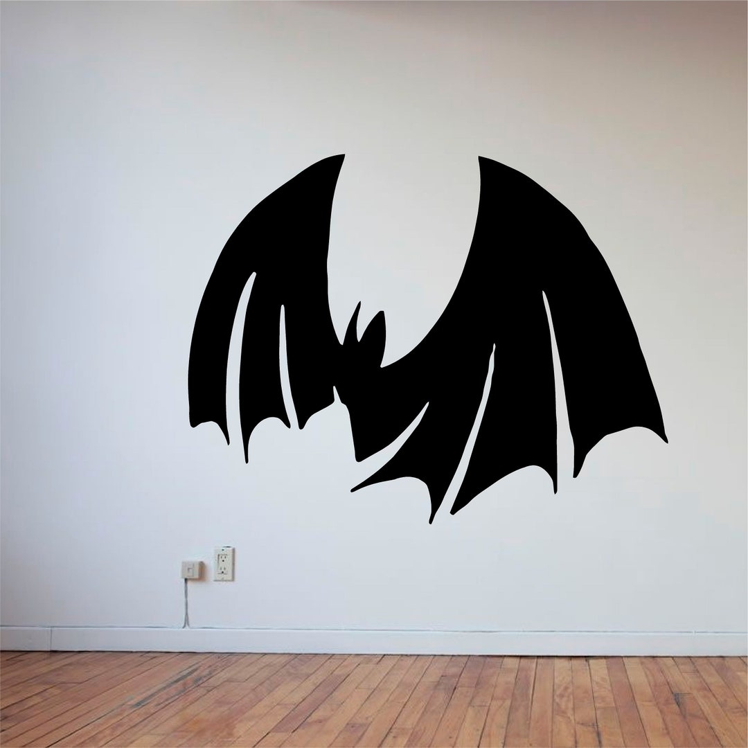 Vampire Bat Vinyl Wall Art, Decal, Sticker, Transfer, Mural, Decor ...
