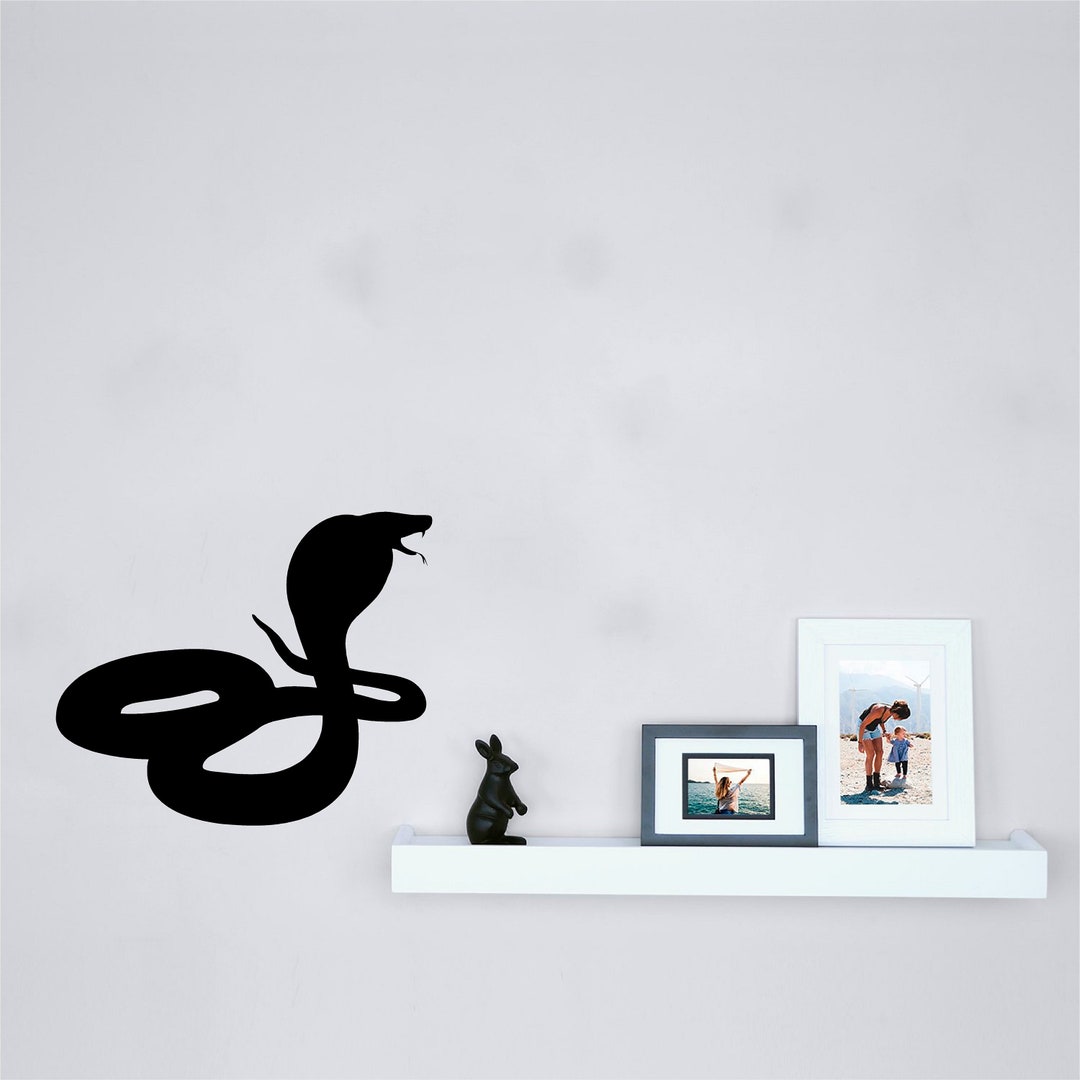 King Cobra Vinyl Wall Art, Decal, Sticker, Transfer, Mural, Removable ...