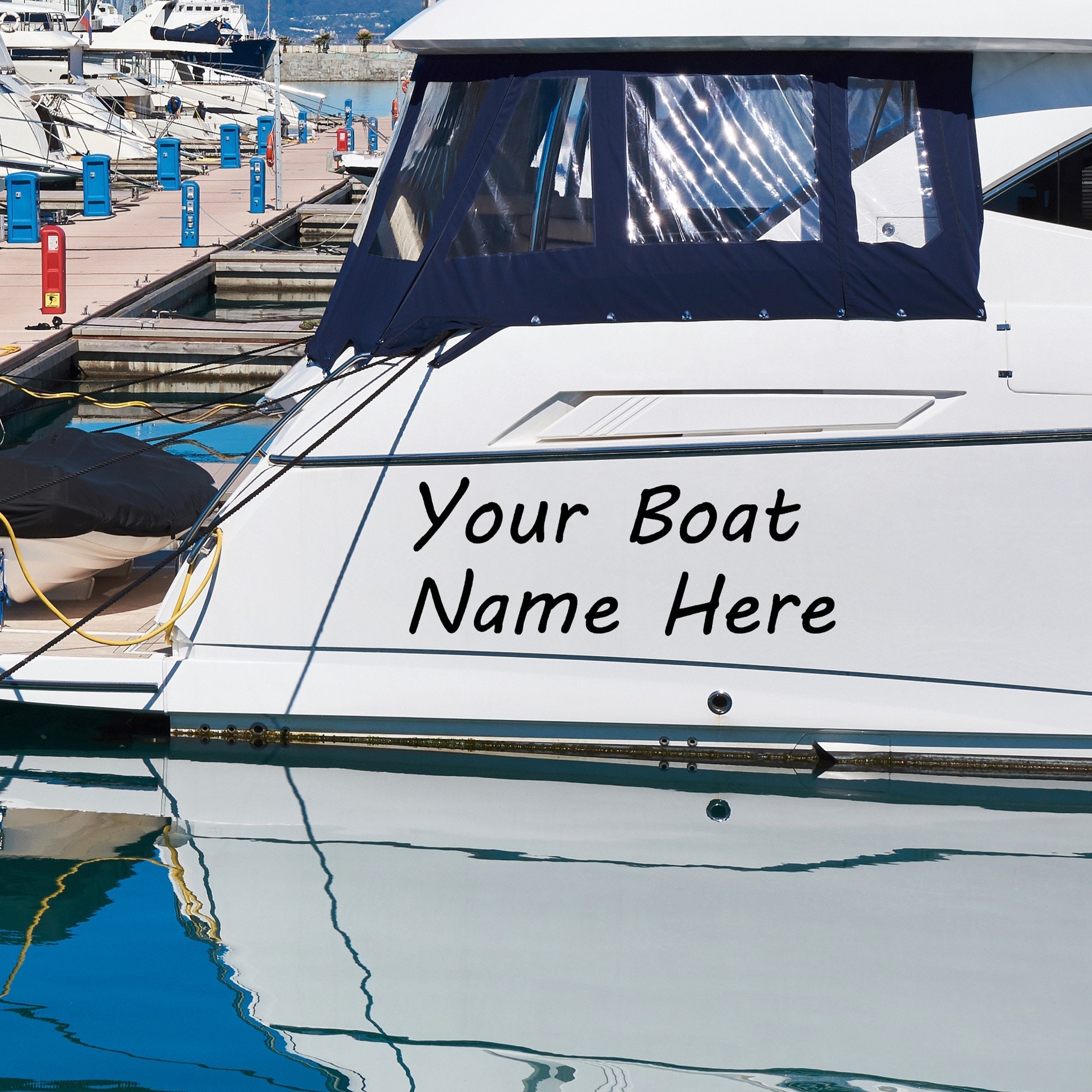 DESIGN YOUR OWN Boat Sticker Sign Transfer Mural Decal - Etsy Australia
