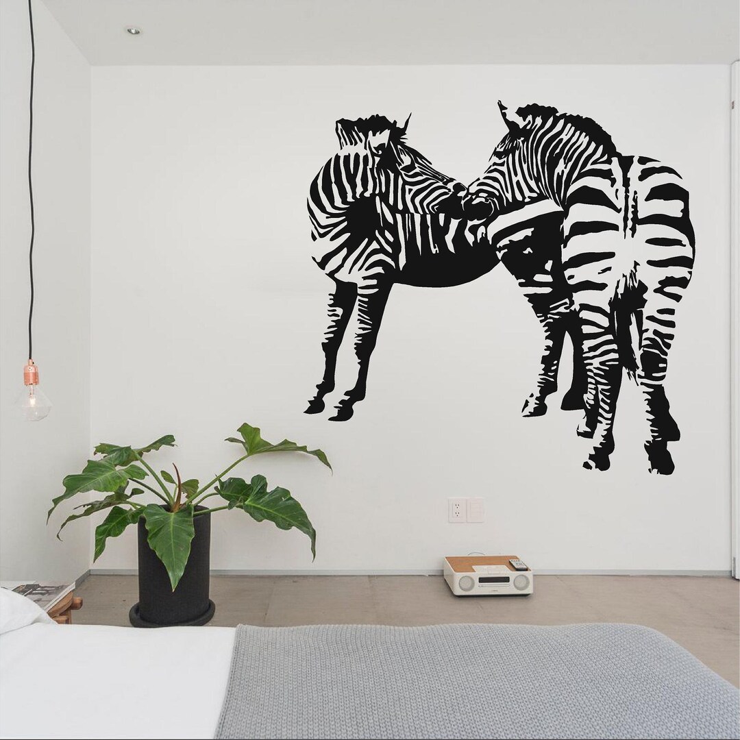 Loving Zebra's Vinyl Wall Art, Decal, Sticker, Transfer, Mural ...
