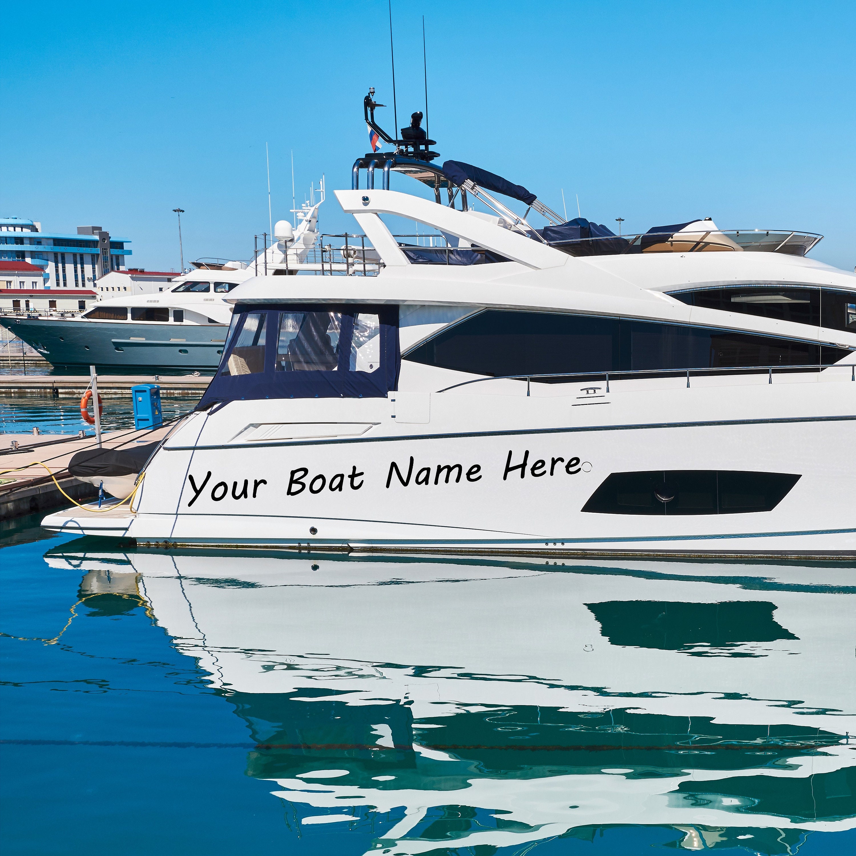 DESIGN YOUR OWN Boat Sticker Sign Transfer Mural Decal - Etsy UK