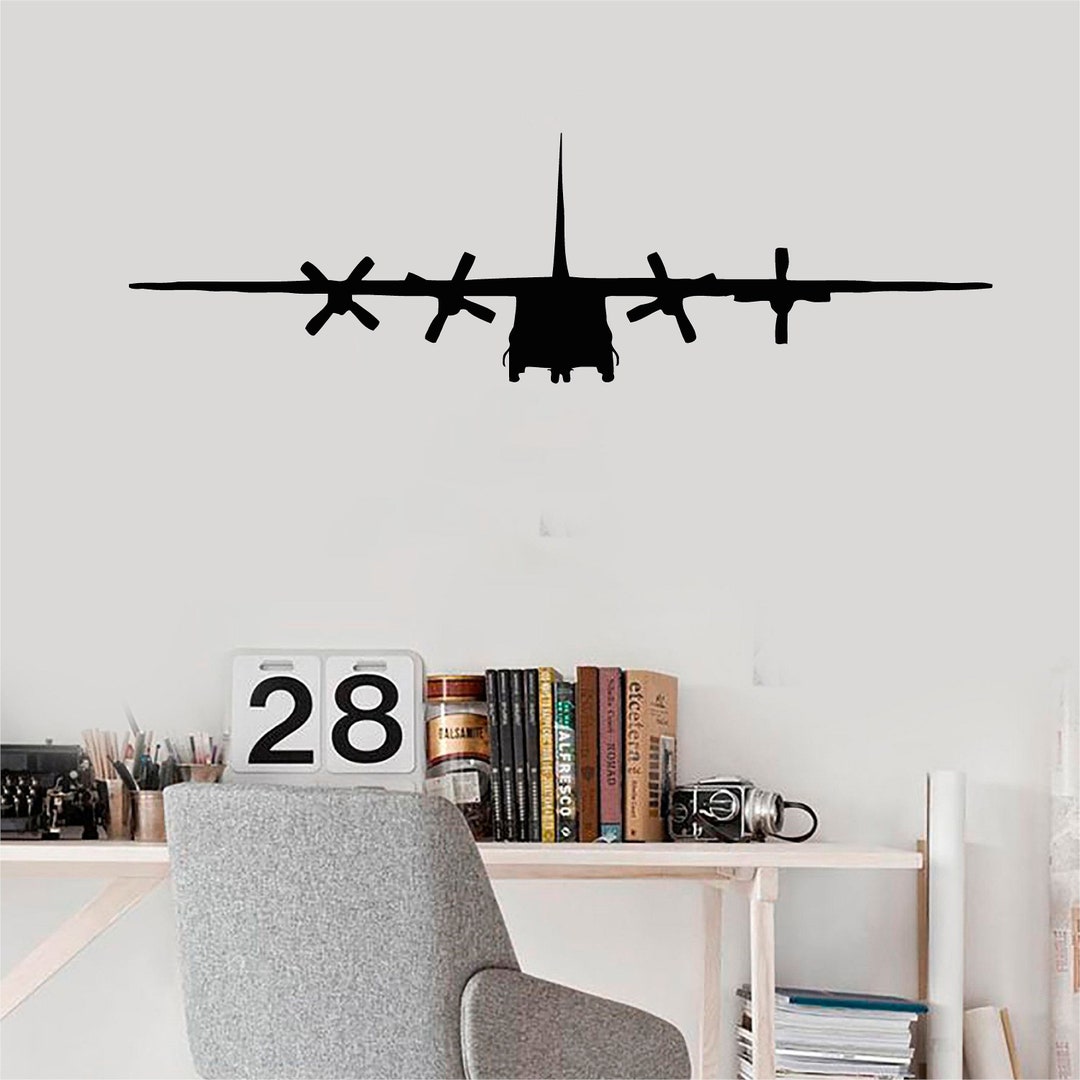 Lockheed AC 130 Vinyl Wall Art, Decal, Sticker, Transfer, Mural ...