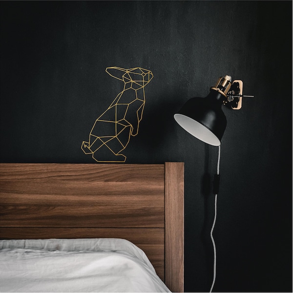 Geometric Rabbit - Etsy