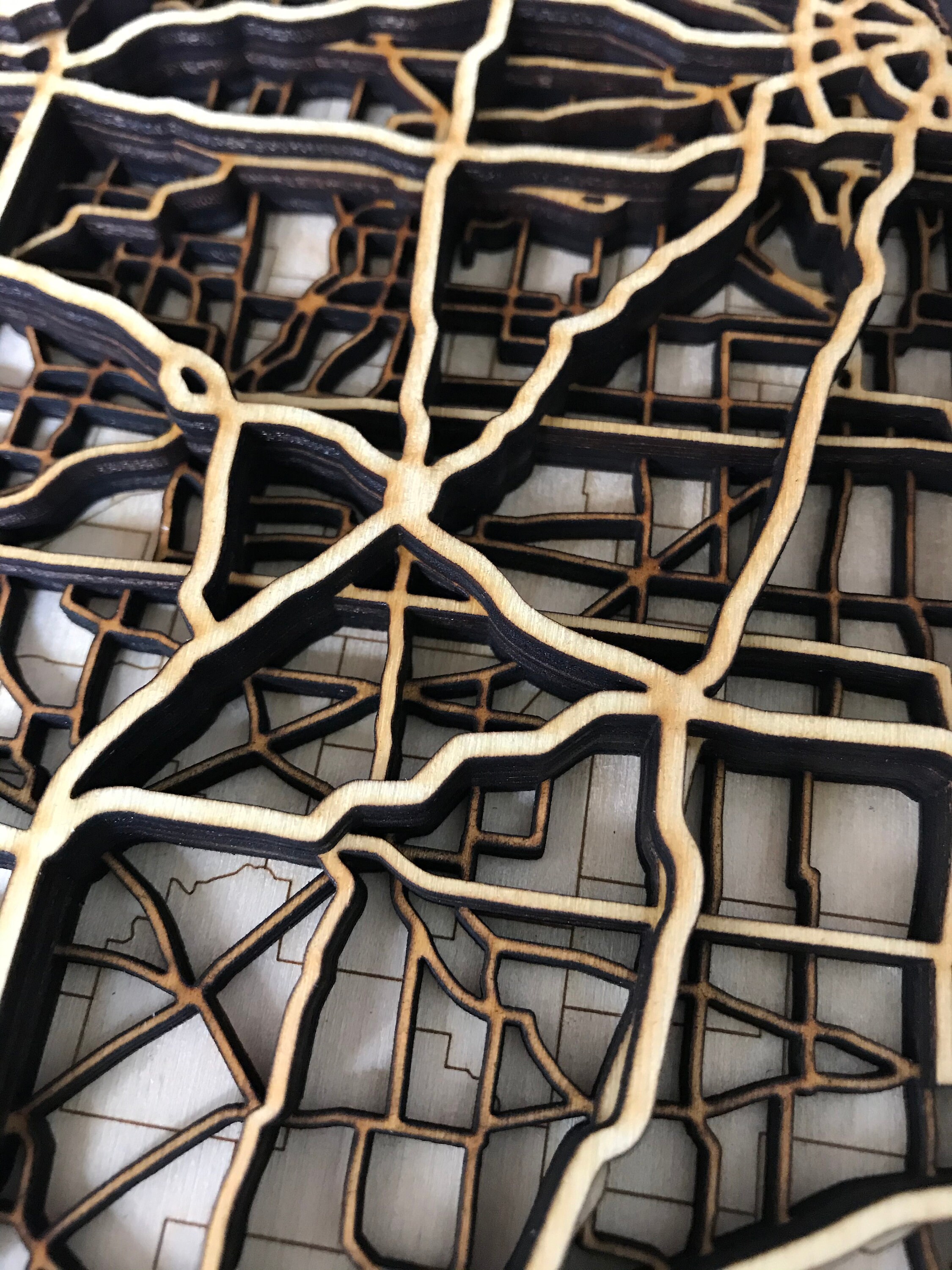 CHOOSE YOUR STATE: Custom Layered Road Map Sign - Etsy