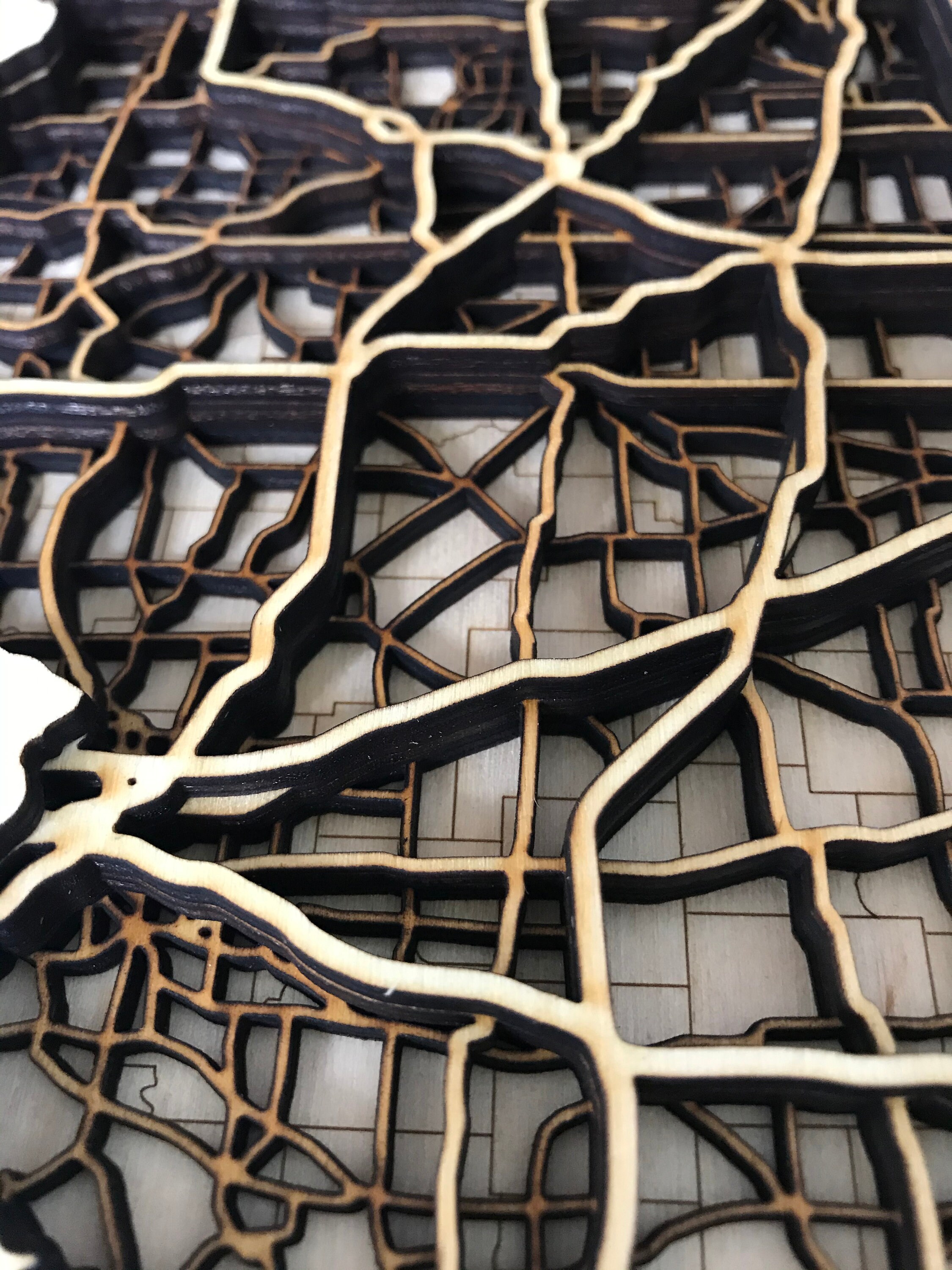 CHOOSE YOUR STATE: Custom Layered Road Map Sign - Etsy