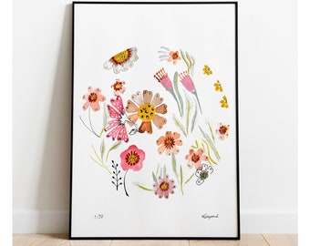 Subtle Floral Print - Etsy
