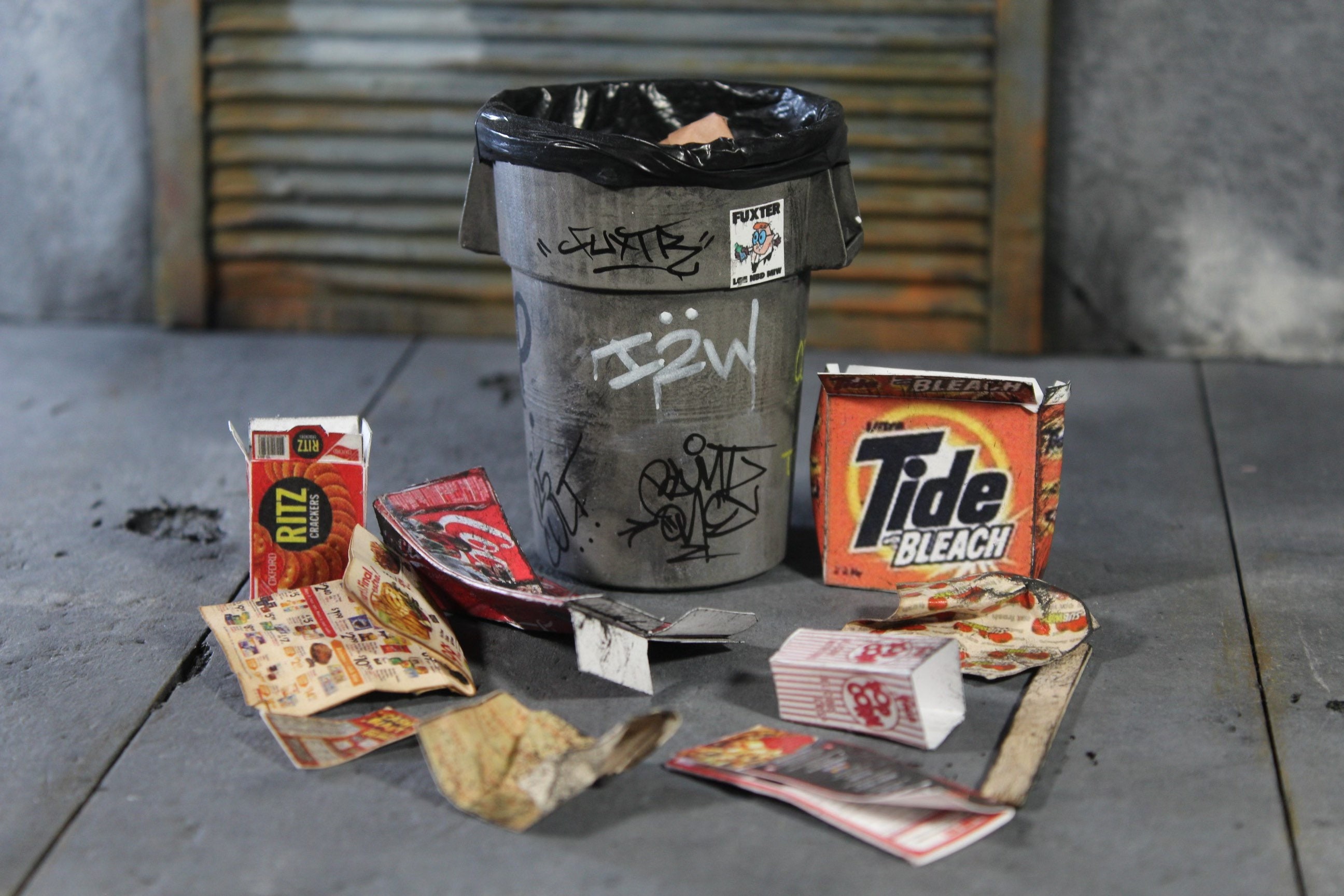 Miniature Trash Can - Etsy