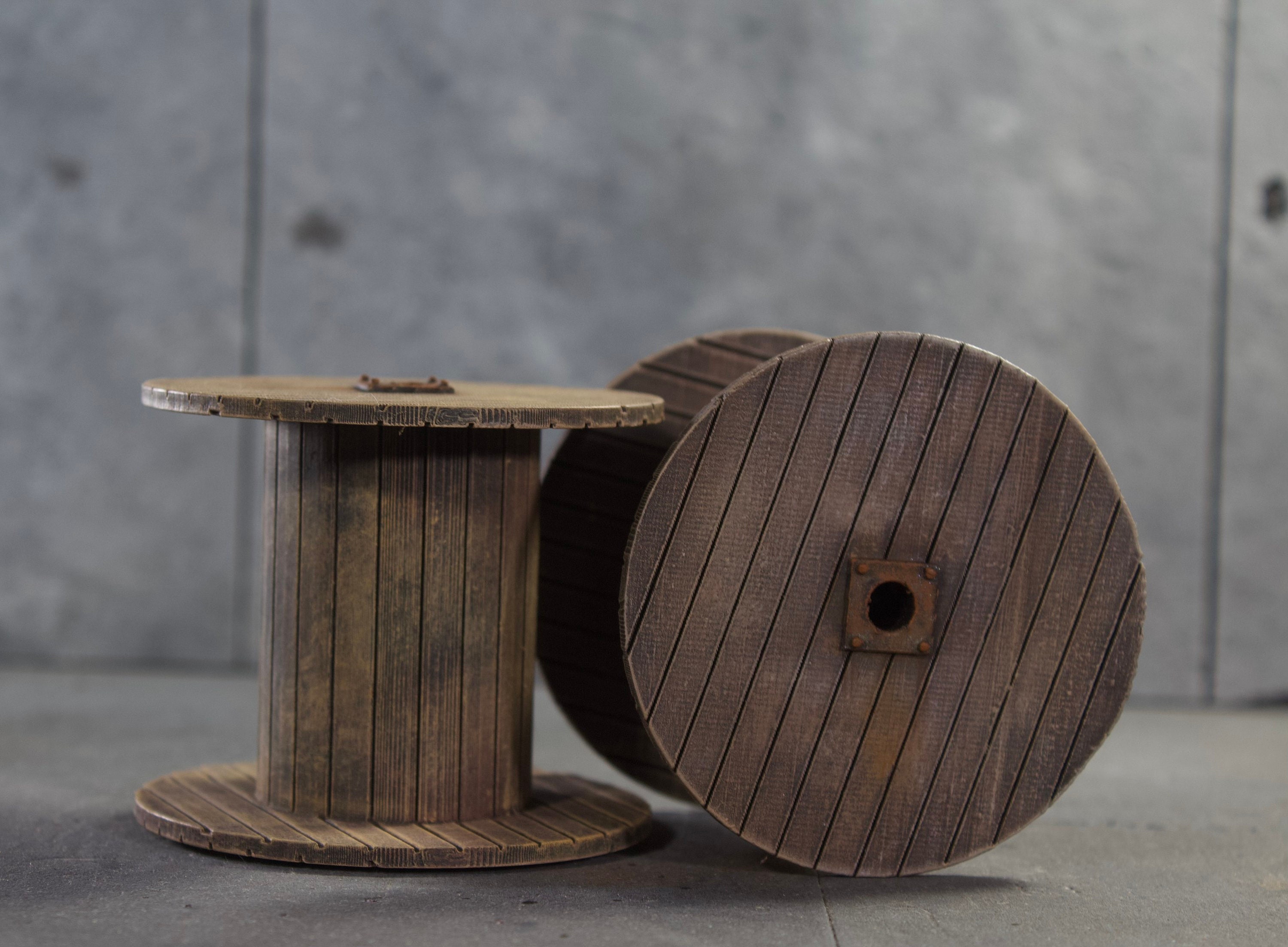 2 1:12 Scale Wooden Spool for Dioramas Mezcohasbro Marvel - Etsy