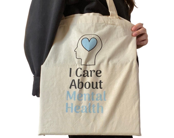 Mental Health Canvas Tote Bag, Self Care Bag Aesthetic, Frog Tote Bag ...