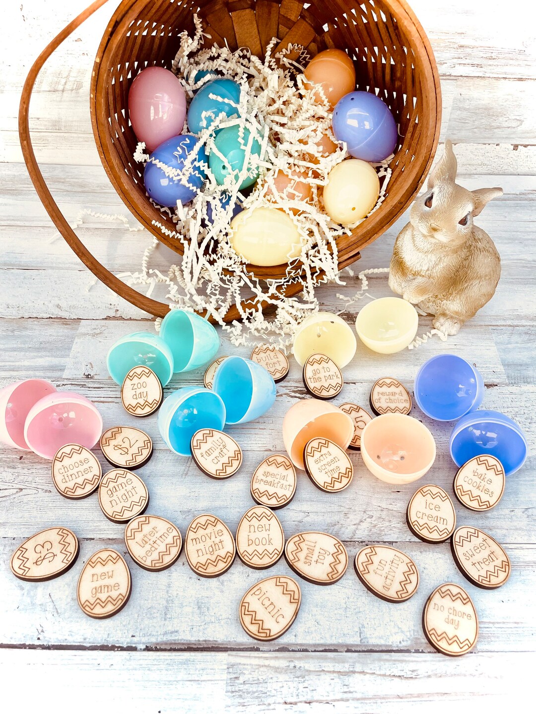 Easter Egg Basket Tokens Redeemable and Reusable Reward Coins - Etsy