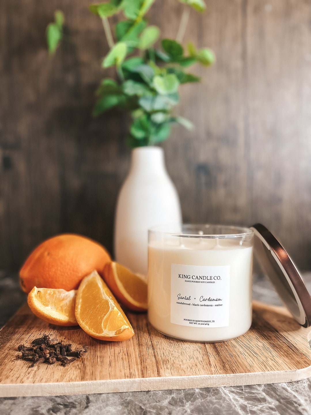 3-wick Candle - Etsy