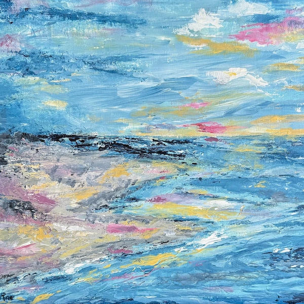 Abstract Seascape - Etsy
